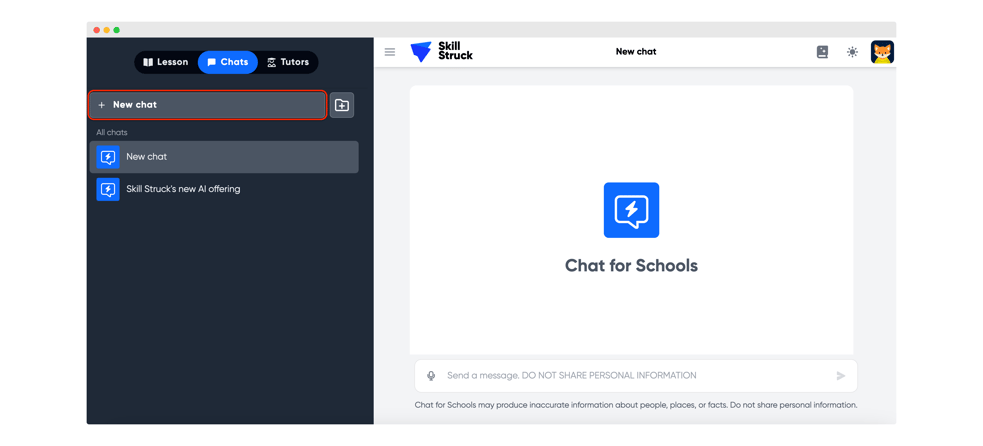 Chat for Schools - Student Chat Overview