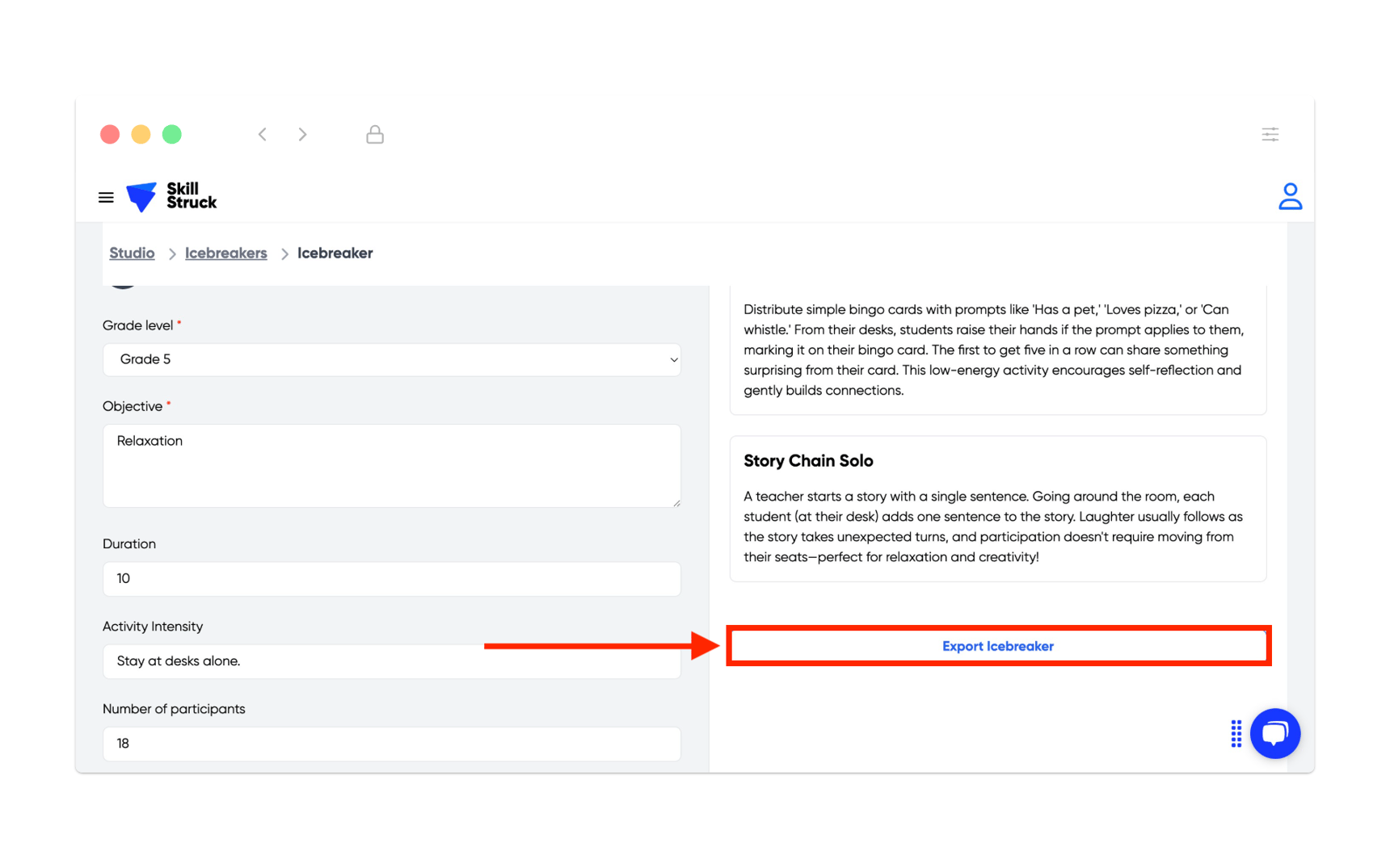 How to use the Icebreaker Activity Generator in Learning Studio