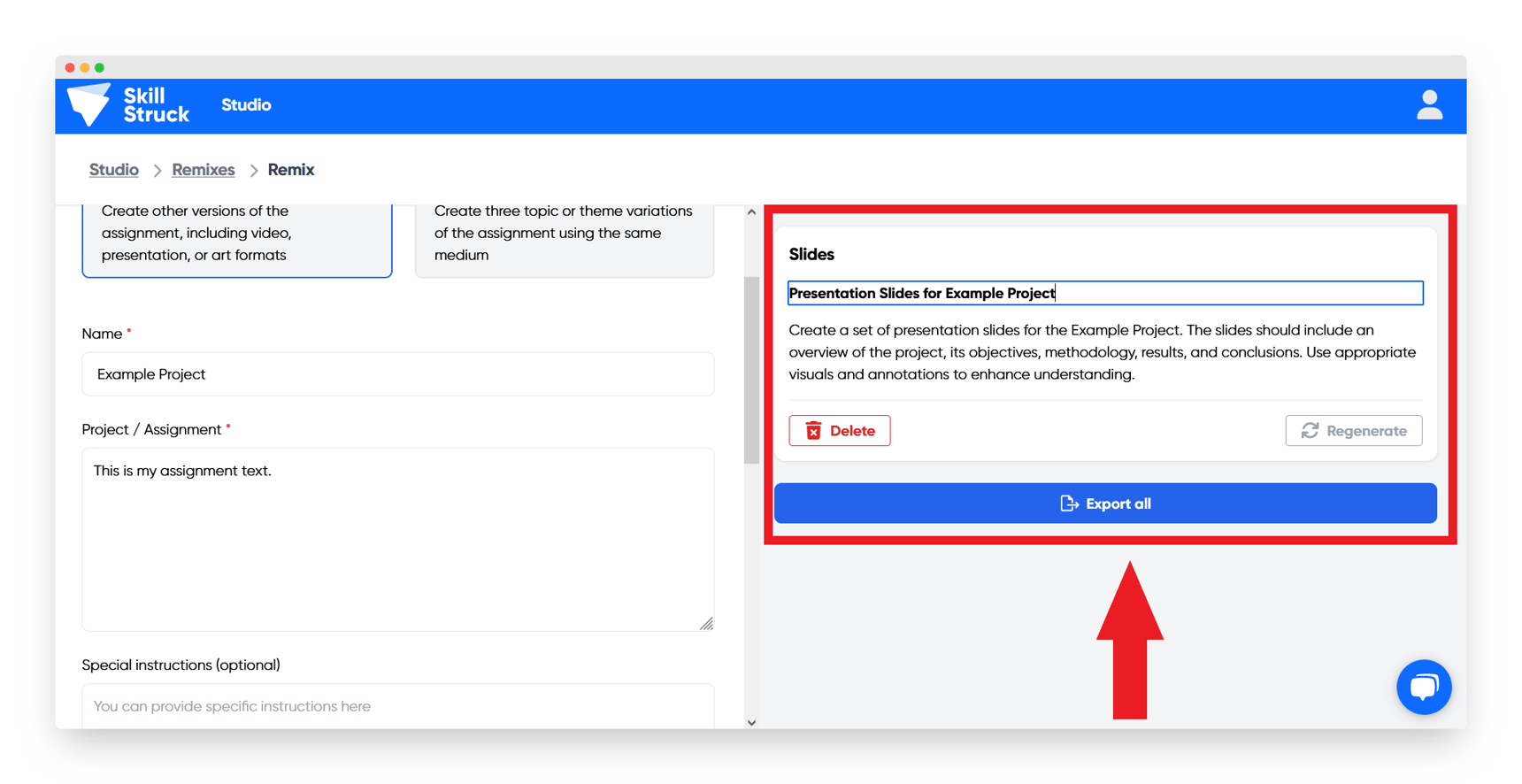 How to Remix an Assignment in the Learning Studio