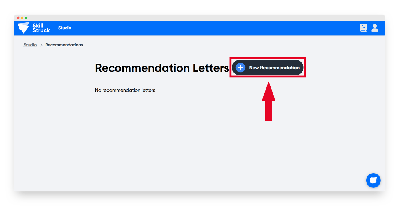 How to Generate a Recommendation Letter in the Learning Studio