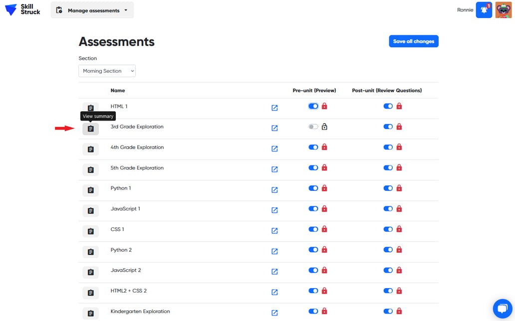 Assessment Answer Keys