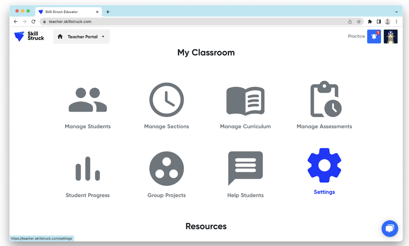 Google Classroom Integration with Skill Struck