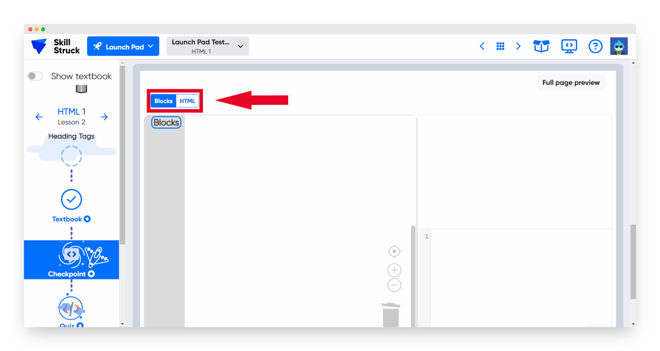 How to Switch Between Block-Based and Text-Based Coding in Launch Pad