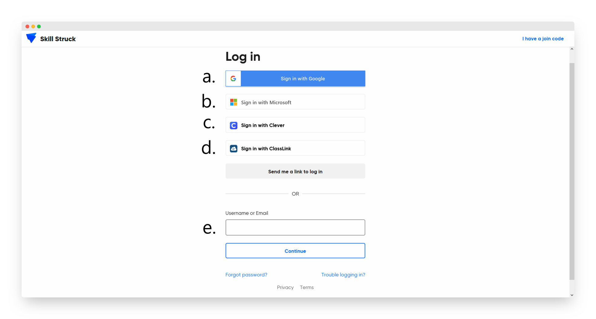 How to Log in to a Student Account
