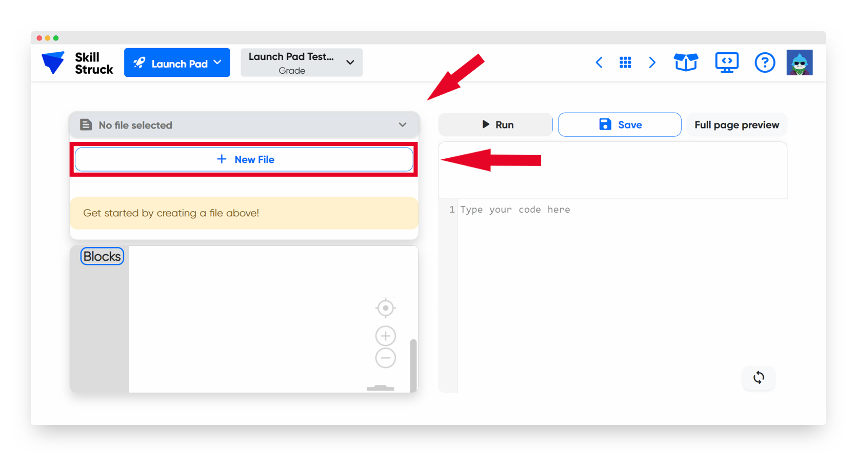 How to Create a File (For Students)