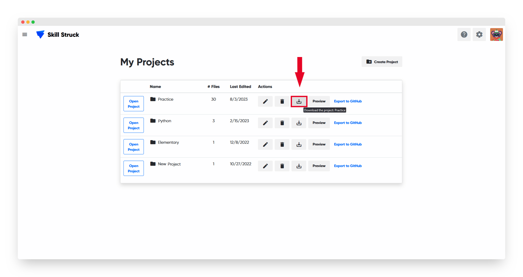 How to Download a Project