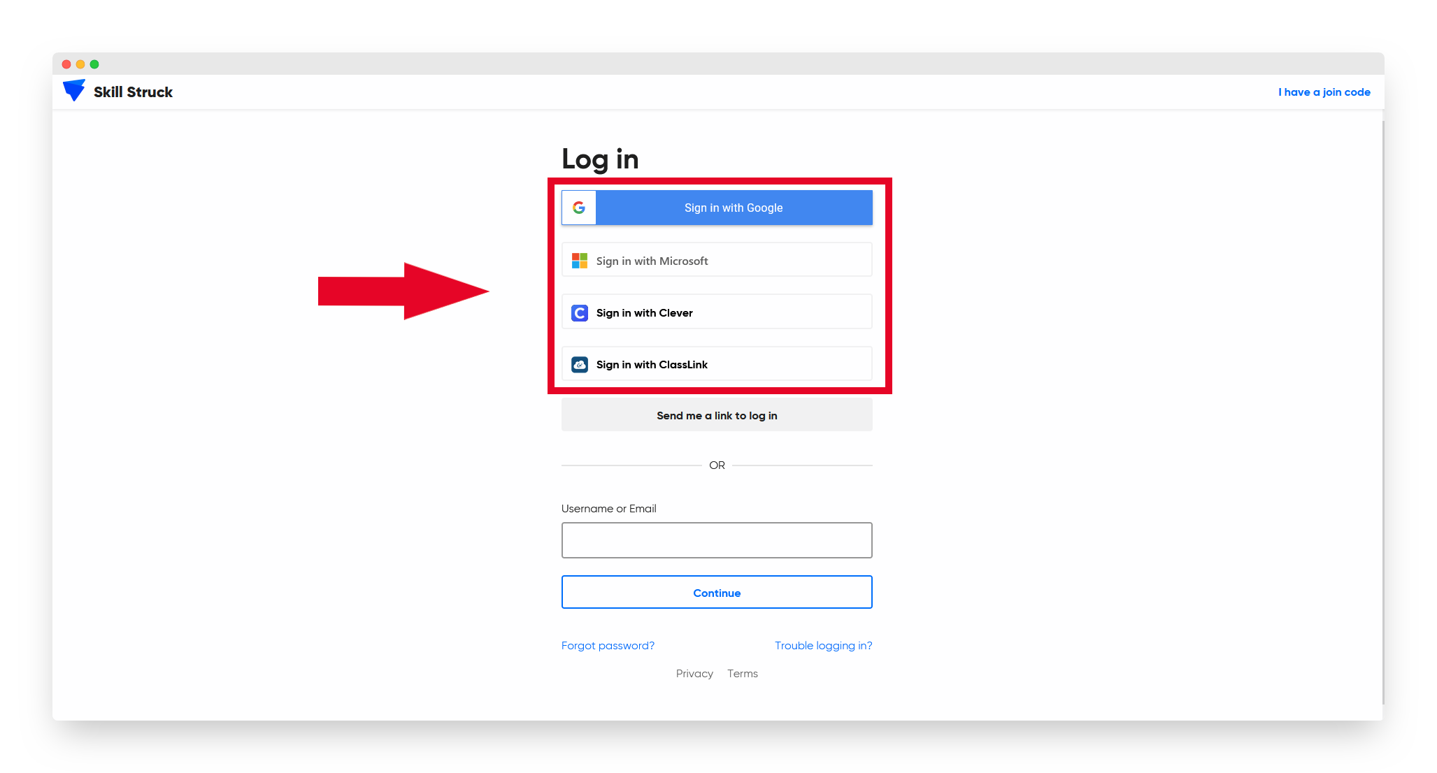 How to Log in to an Educator Account