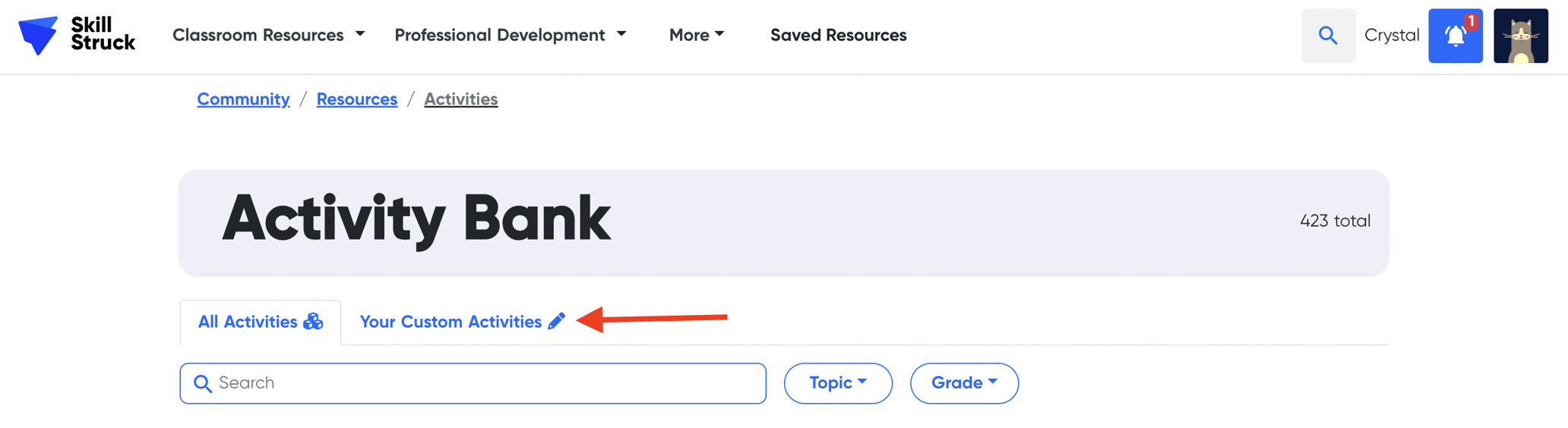 Creating Custom Activities