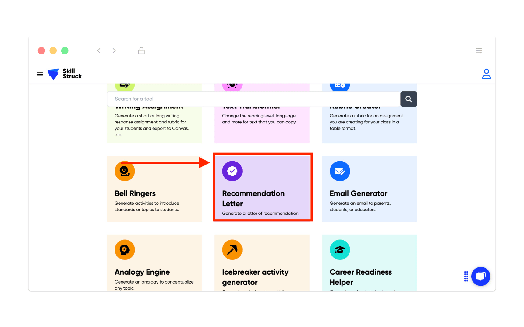 How to Generate a Recommendation Letter in the Learning Studio