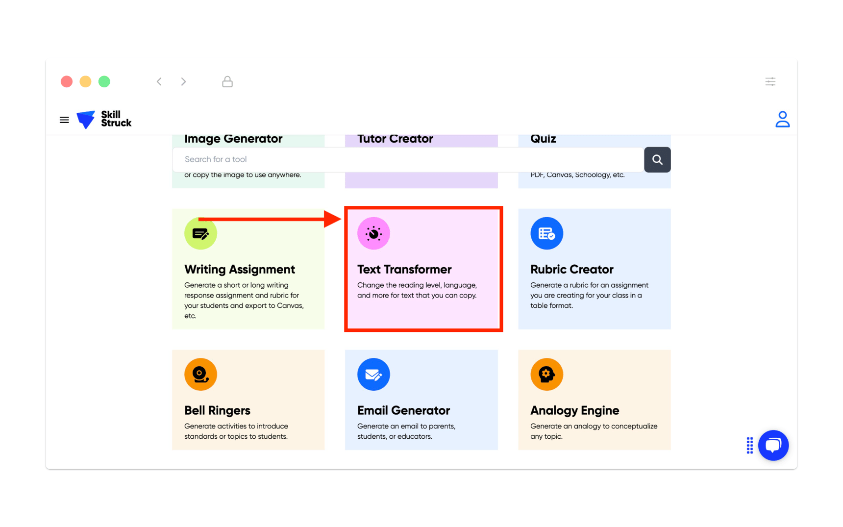 How to Use the Text Transformer in the Learning Studio