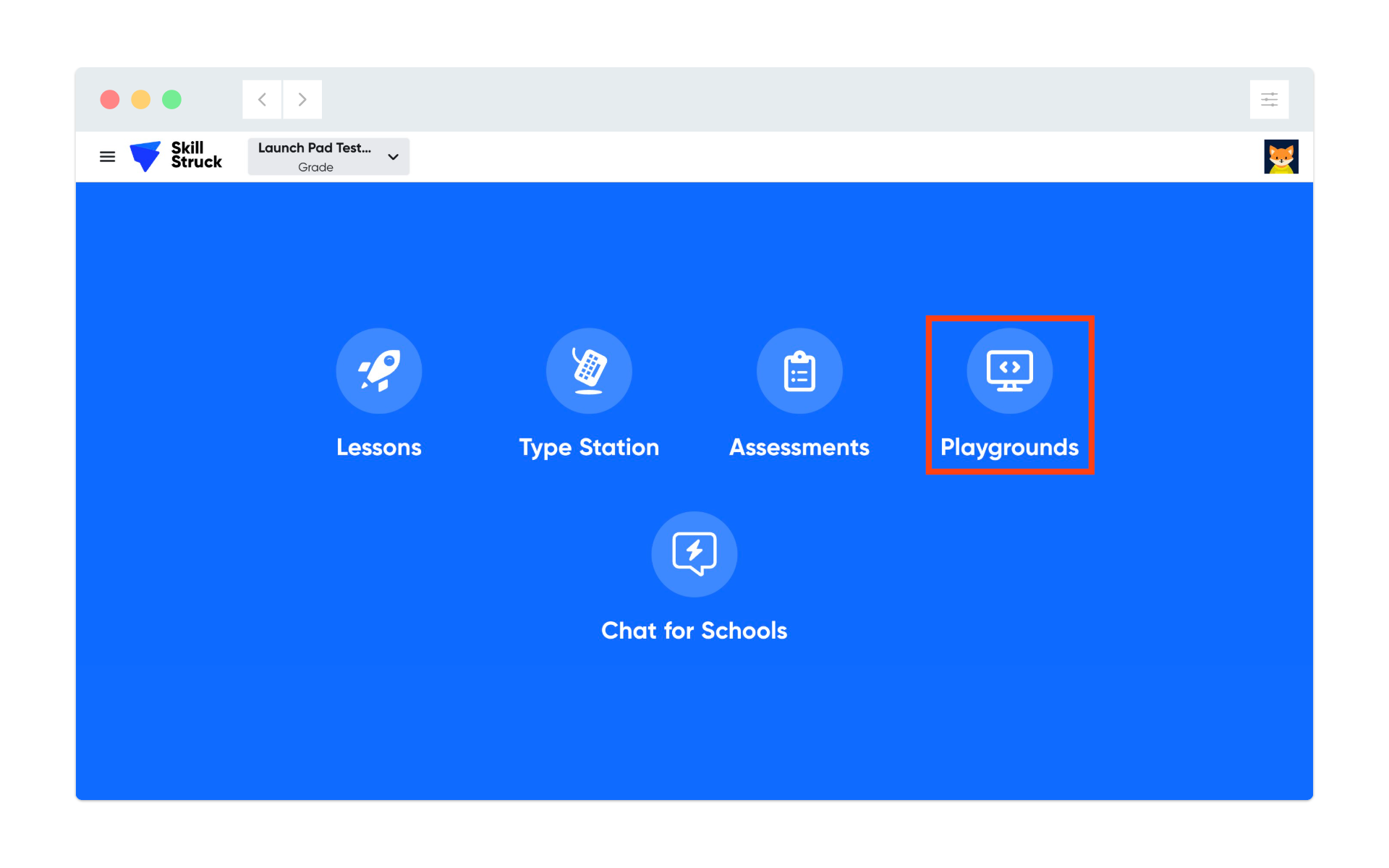 How to Access Playgrounds in Launch Pad (For Students)